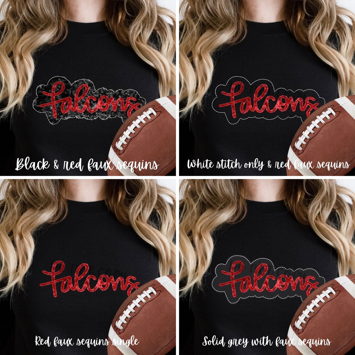 Faux Sequin & Embroidery Word Customization – KB Designs